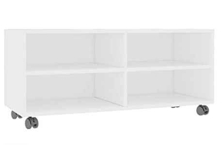 Muebles Tv Blanco con Ruedas de calidad a buen precio - Ecomuebleonline